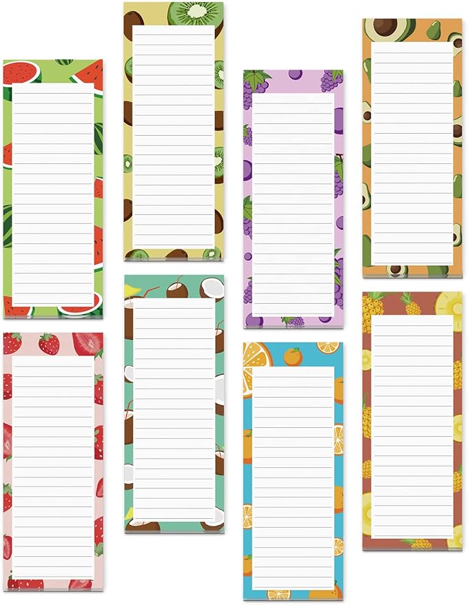 Amazon.com : Lzerking Magnetic Notepads for Refrigerator 9 x 3.5 inch ...