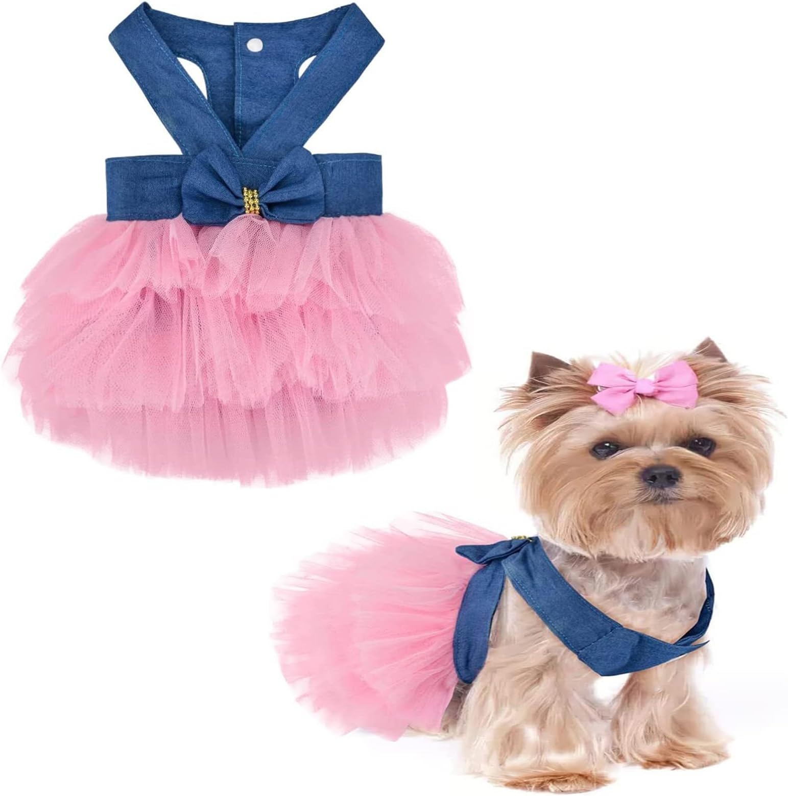 NADINE456 Vestidos de Perros, Vestido de Perro Chihuahua, Vestidos de ...