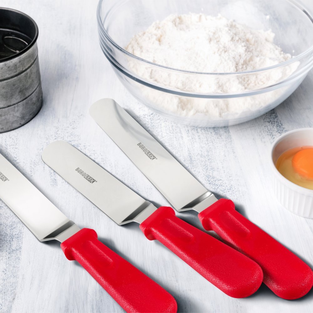 Snapklik.com : Emopeak Cake Decorating Spatulas - Stainless Steel Icing ...