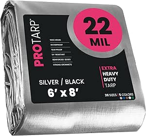 PROTARP Extreme Heavy Duty 22 Mil Tarp Cover, Waterproof, UV Resistant ...