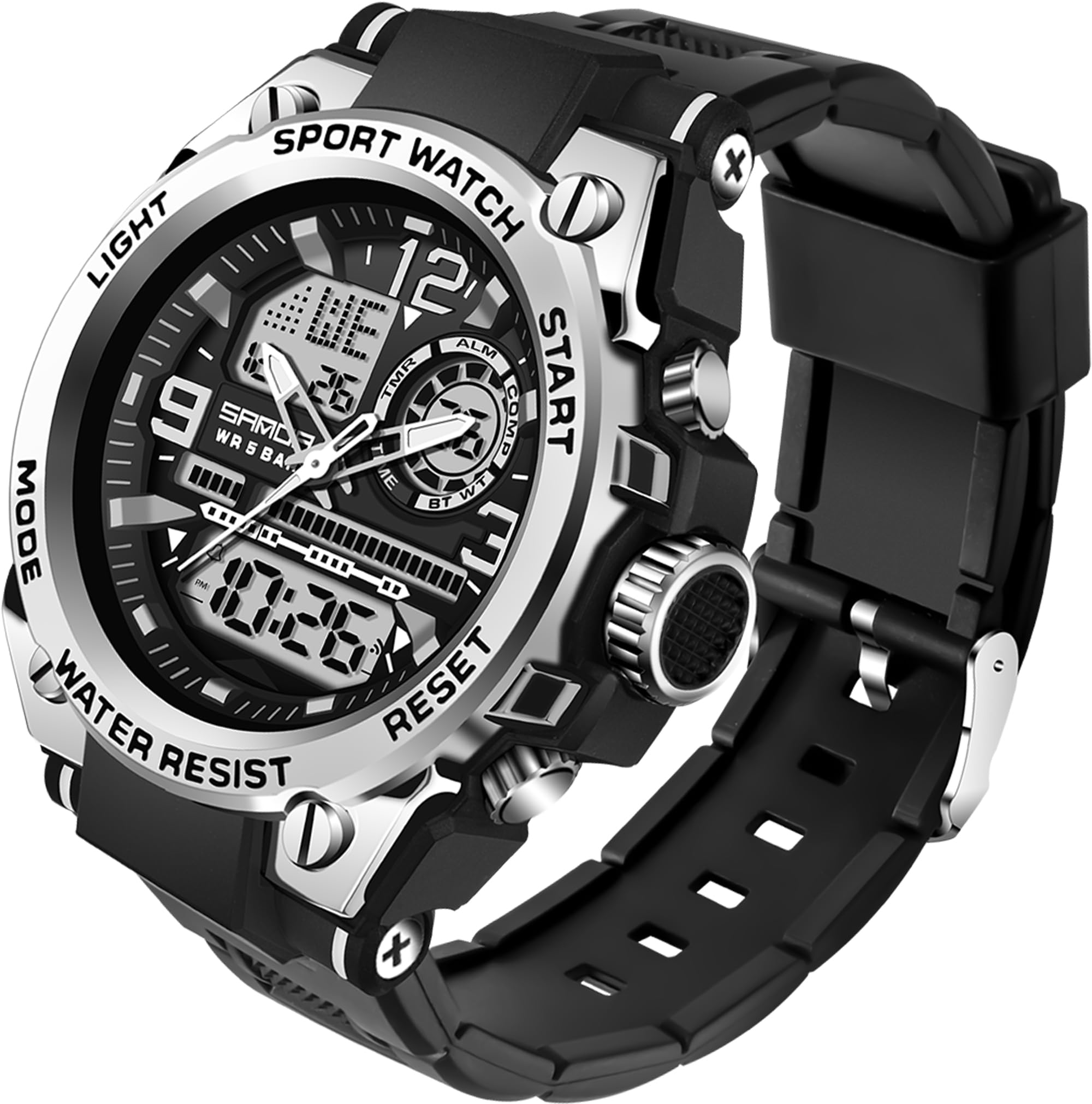 findtime Mens Military Watch Tactical Waterproof Watches Sport Outdoor ...