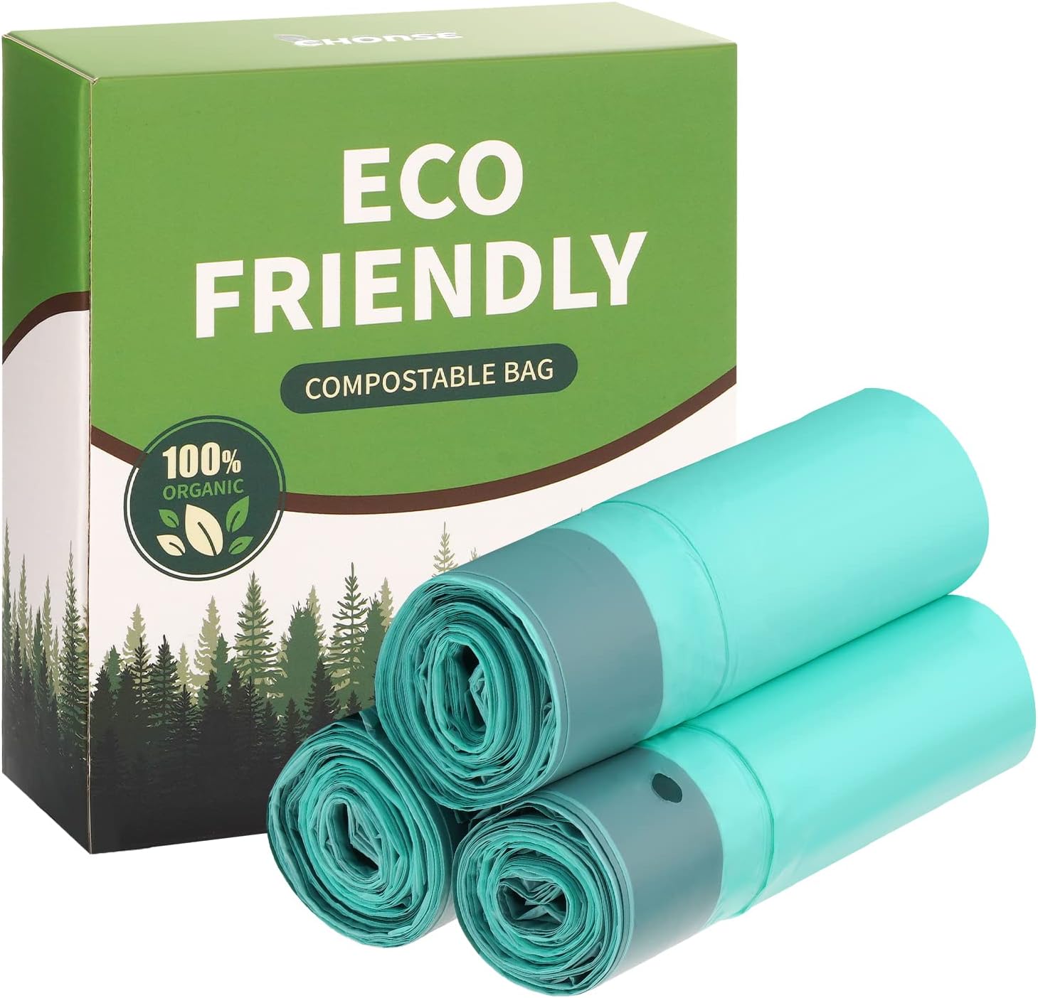 Amazon.com: Biodegradable drawstring trash bags, 4 Gallon, 100% ...