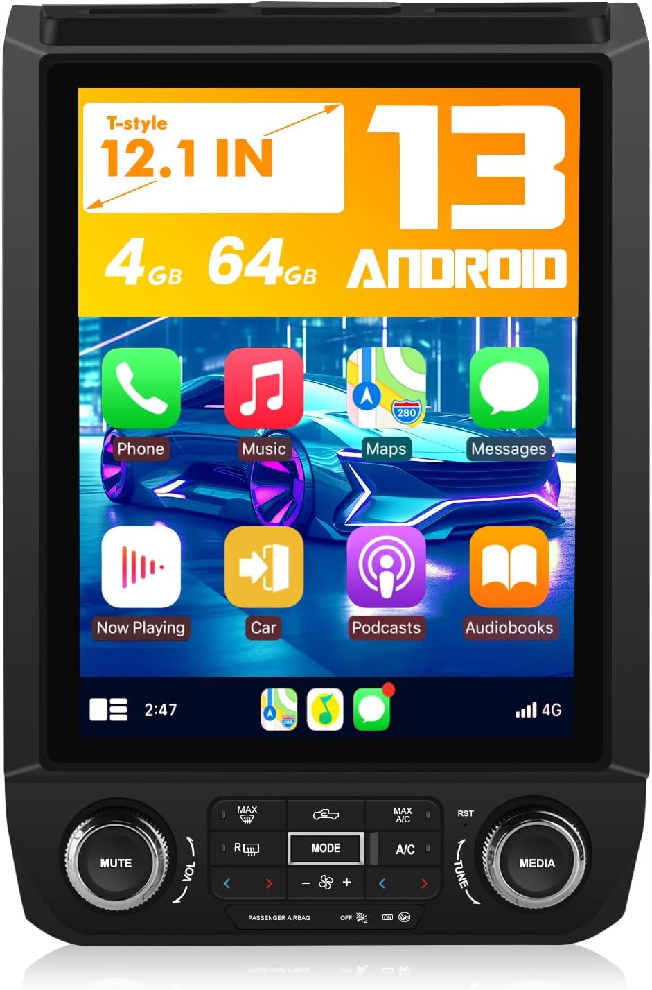 Amazon.com: for Ford F150 Radio Upgrade 2019 2020,12.1inch QLED Touch ...