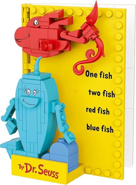Amazon.com: Brickcraft Dr. Seuss One Fish Two Fish Red Fish Blue Fish ...