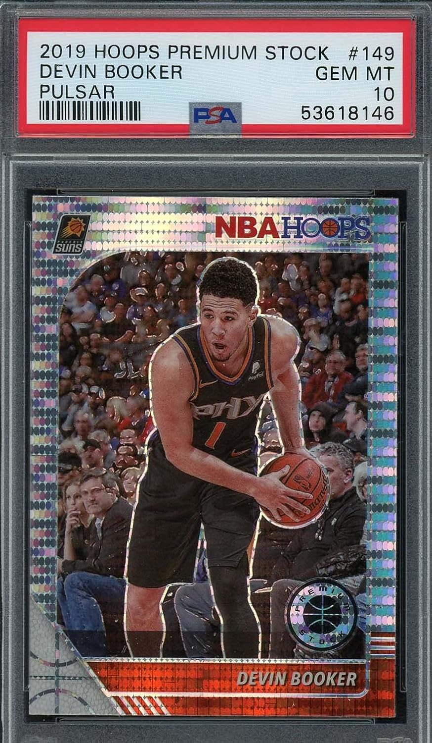 Amazon.com: Devin Booker 2019 Hoops Premium Stock Pulsar Basketball ...