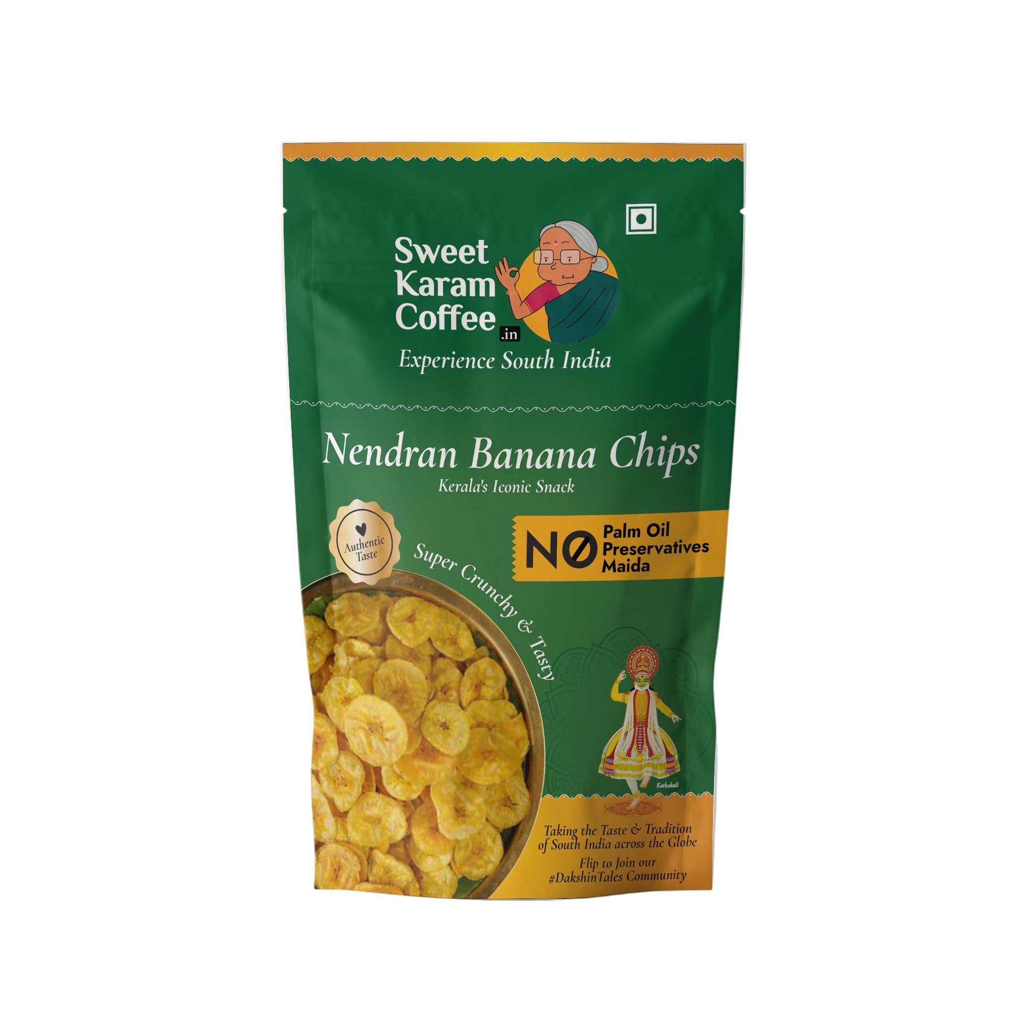 Buy Sweet Karam Coffee Nendran Banana Chips | 95 grams| Ready To Eat ...