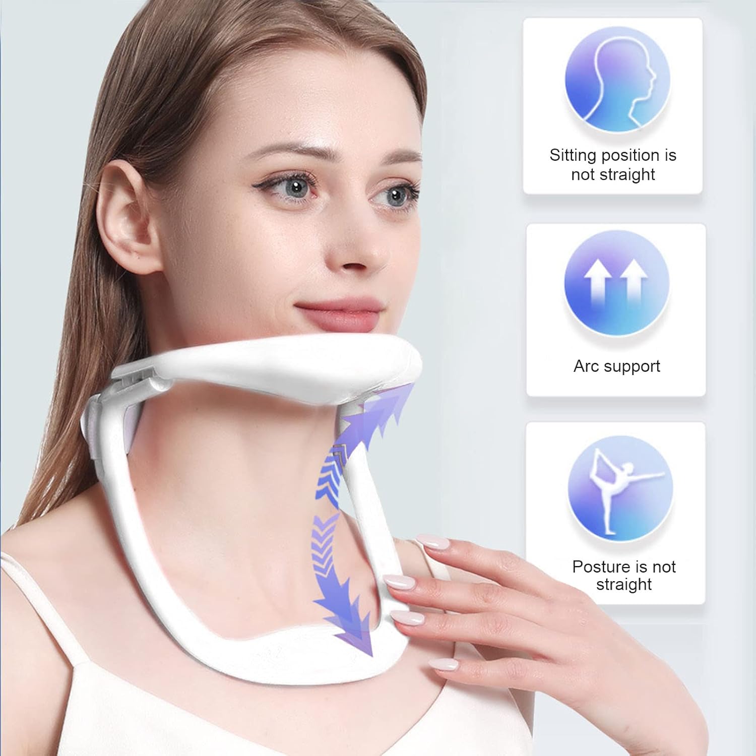 Neck Stretcher, Adjustable Design Neck Brace, Spine Pressure, Prevent ...