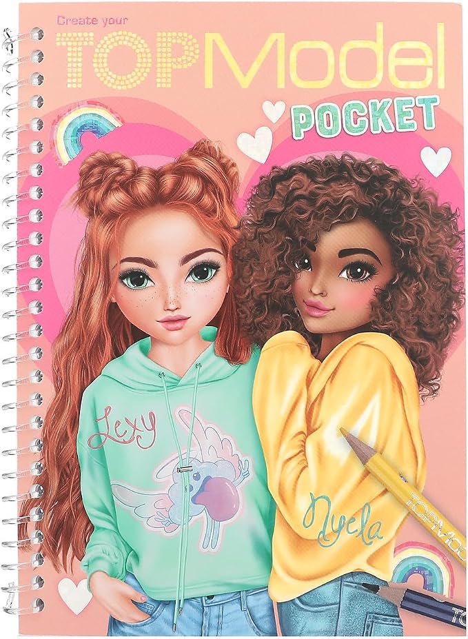 Depesche TOPModel 13165 Pocket Colouring Book in Practical Size with ...