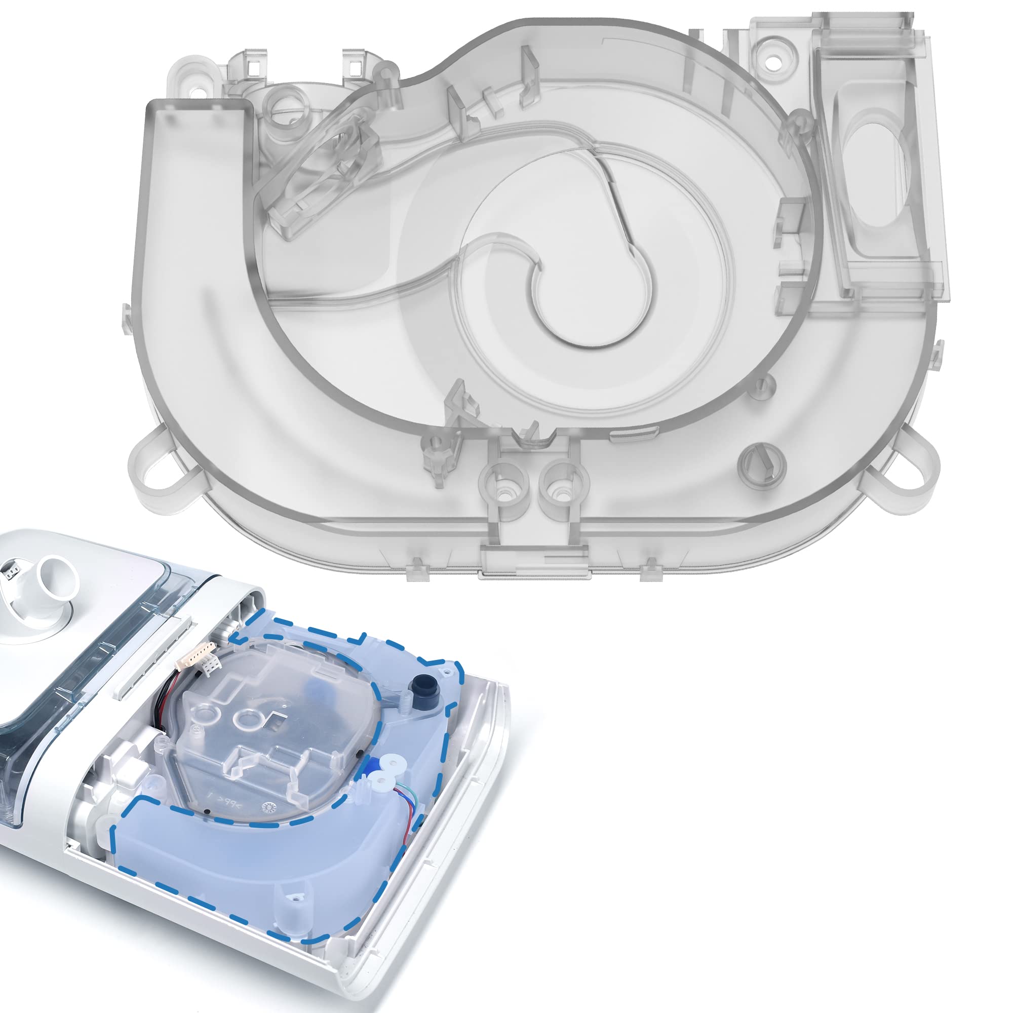 Cpap Filter Casing For Dream Station Without Foam Empty Plastic ...