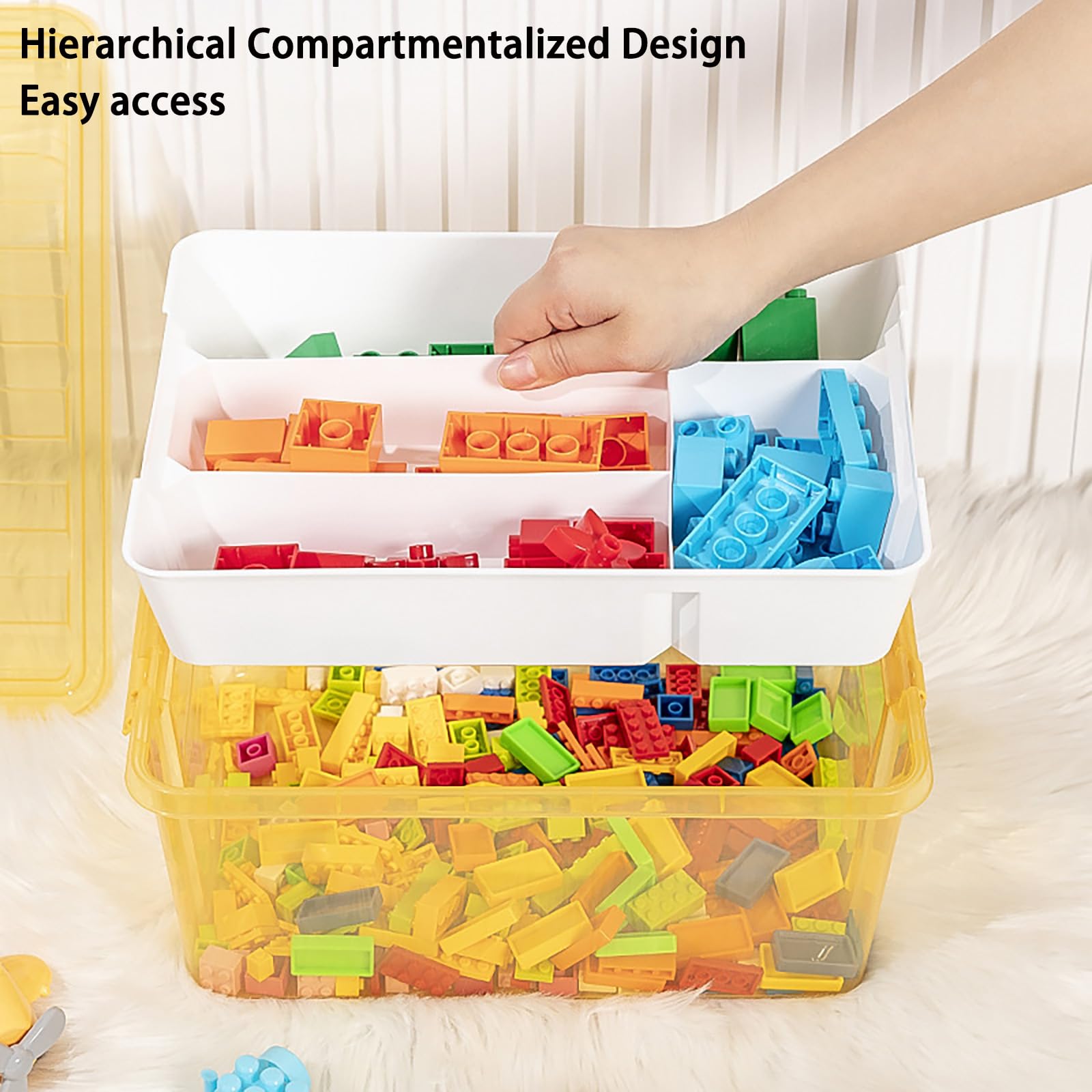 Snapklik.com : Toys Storage Organizer Bins For Lego, Building Blocks ...