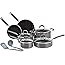 Amazon.com: Amazon Basics Stainless Steel 15-Piece Cookware Set - Pots ...