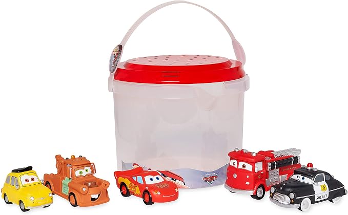 Amazon.com: Disney Store Official Pixar Cars Bath Toys Set - Includes 5 ...