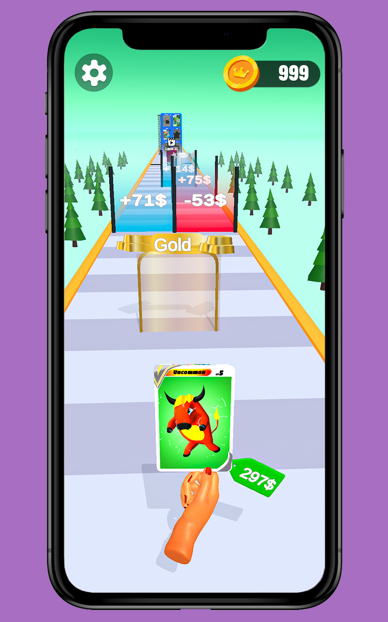 Card Rush Evolution Runner! Battle Cards Merge & Evolve Challenge - Monsters Trading Card ...