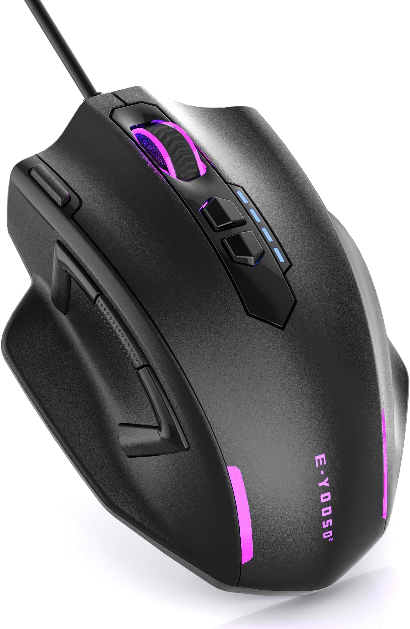Large Gaming Mouse, Wired Mouse for Big Hands (with 12400 DPI, 6 Side ...