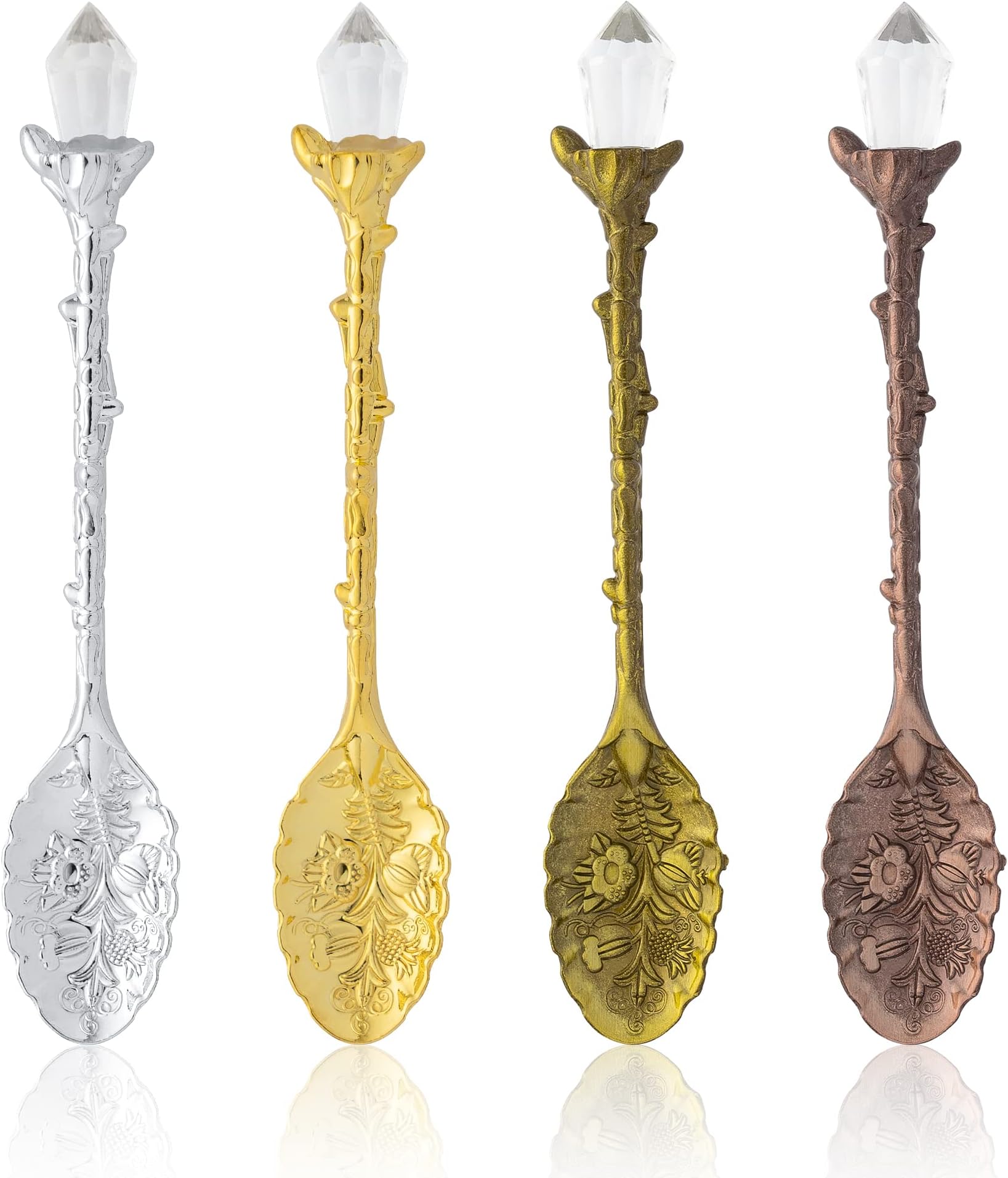 Amazon.com: Single Antique Brass Magical Crystal Fairy Spoon : Home ...