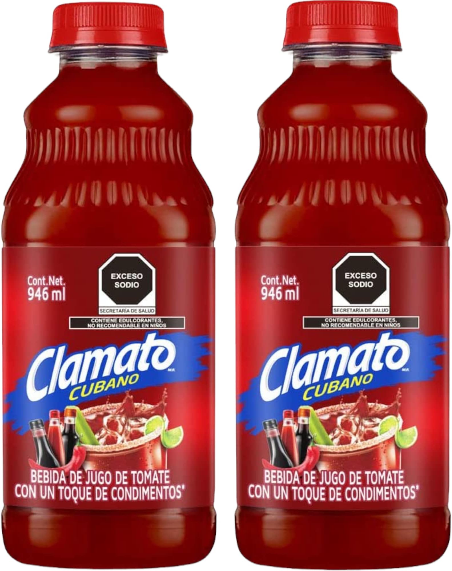 Amazon.com : Clamato Juice, 32-Ounce Bottles (Pack of 6) : Vegetable ...