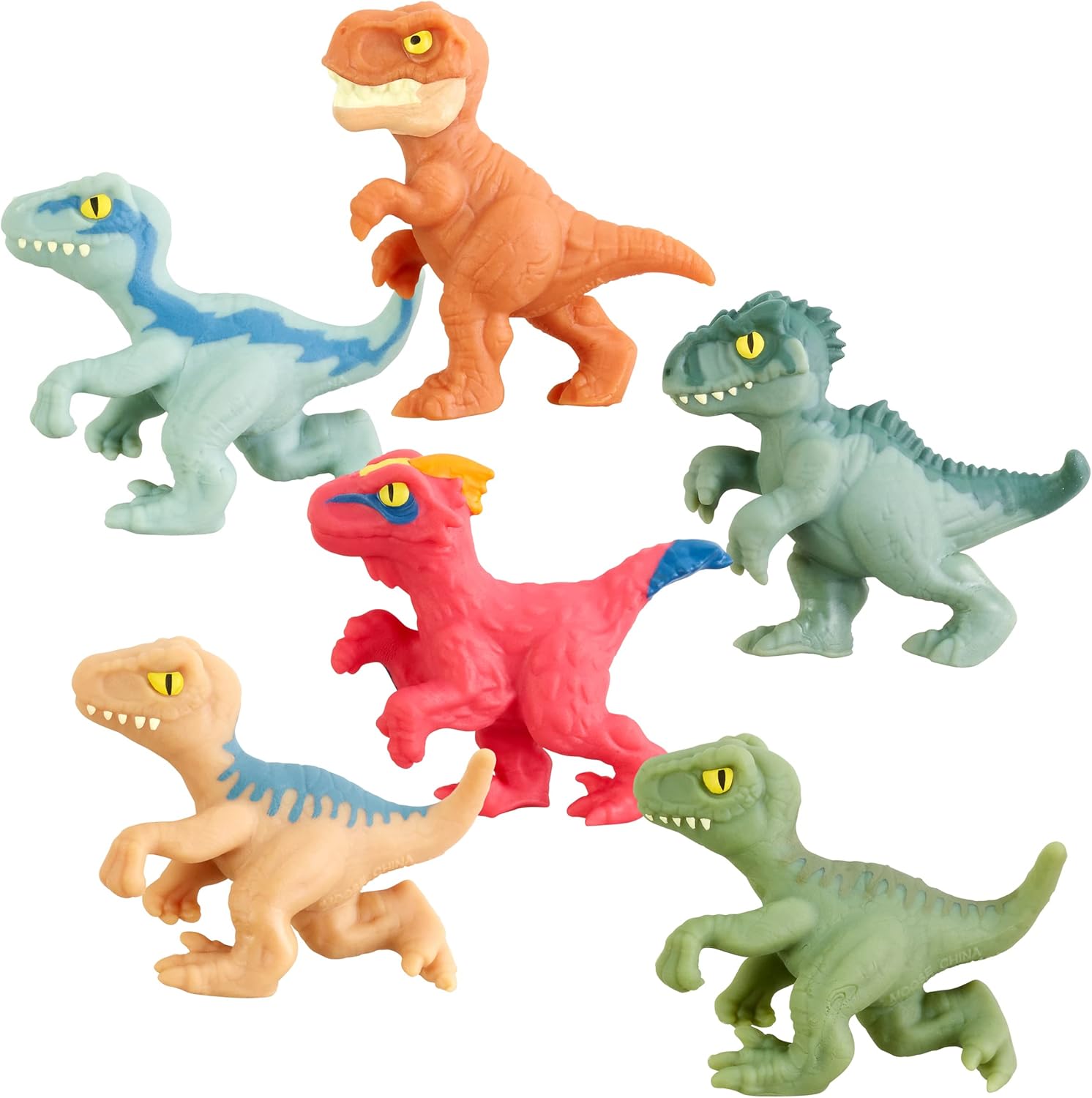 Heroes of Goo Jit Zu Minis Jurassic World Mega 6 Pack – Stretch, Squish ...