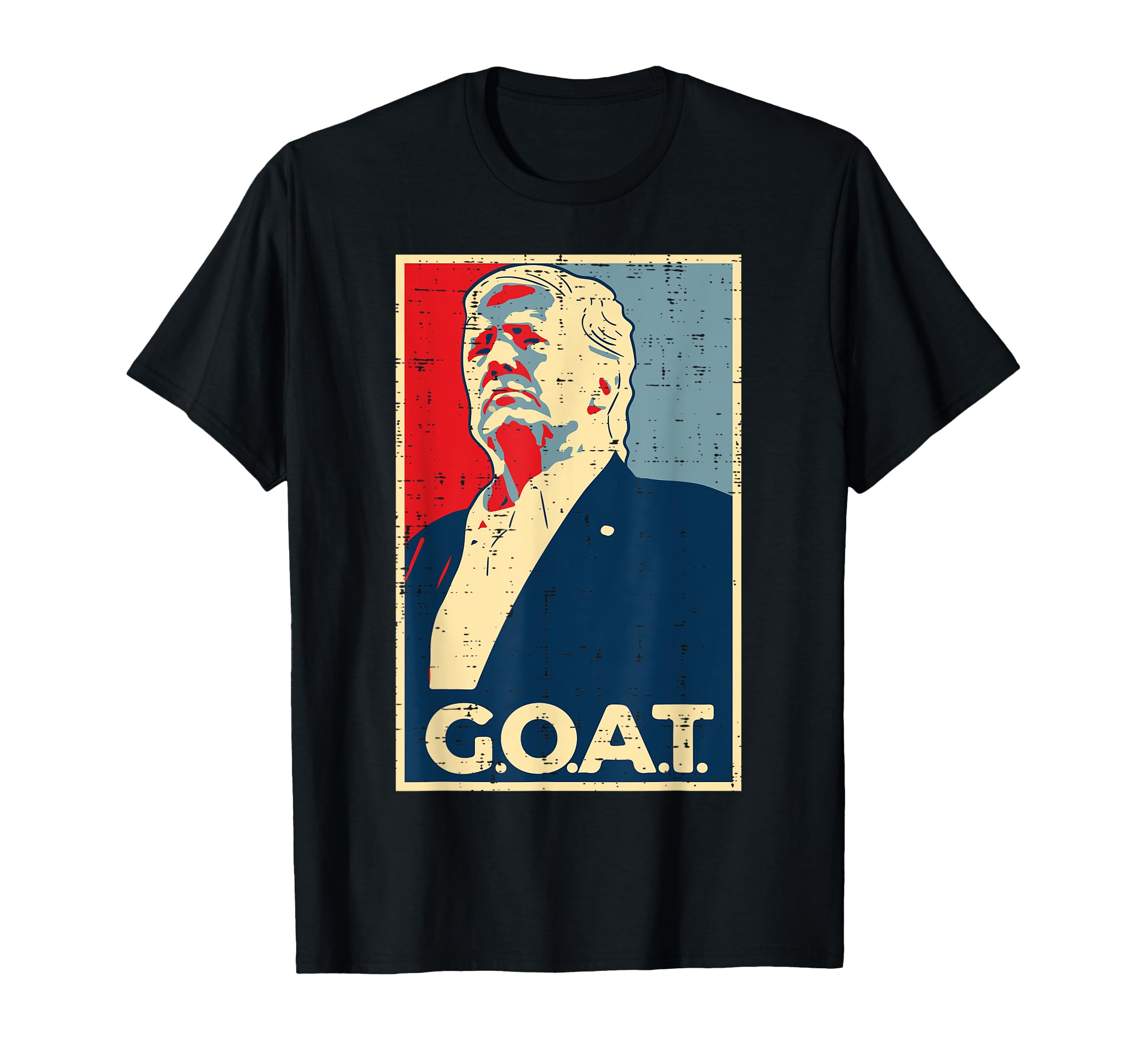 Amazon.com: GOAT Trump Poster 2024 T-Shirt : Clothing, Shoes & Jewelry