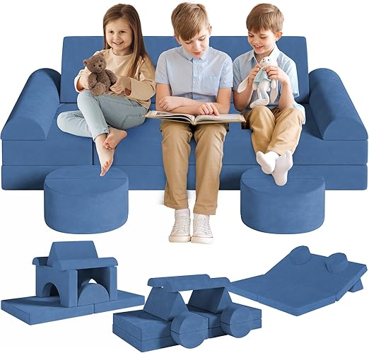 Spielsofa Kindersofa,14-Teilige Modulare Kinderspielcouch,Kindersofa ...