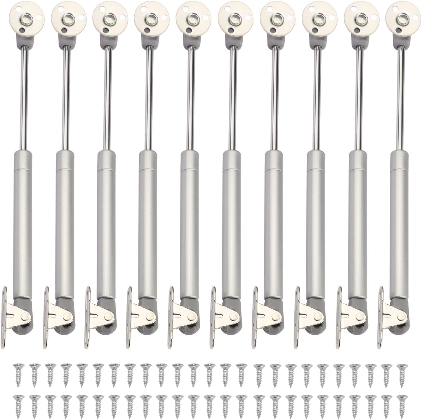 10 PCS 10 Inch 100N Hydraulic Support Cabinet Hinge, Soft Close Gas ...