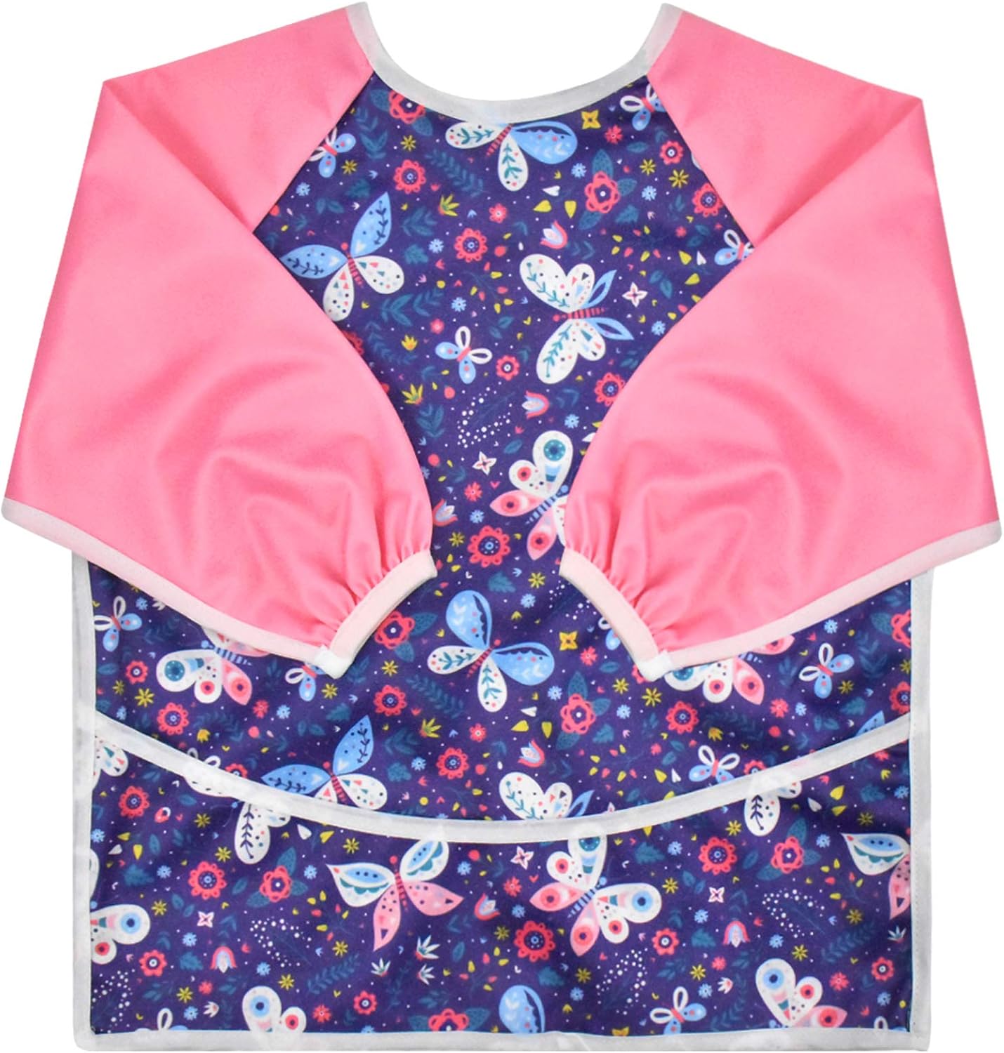 Chstarina Kids Art Smock Waterproof Children Painting Aprons with Long ...