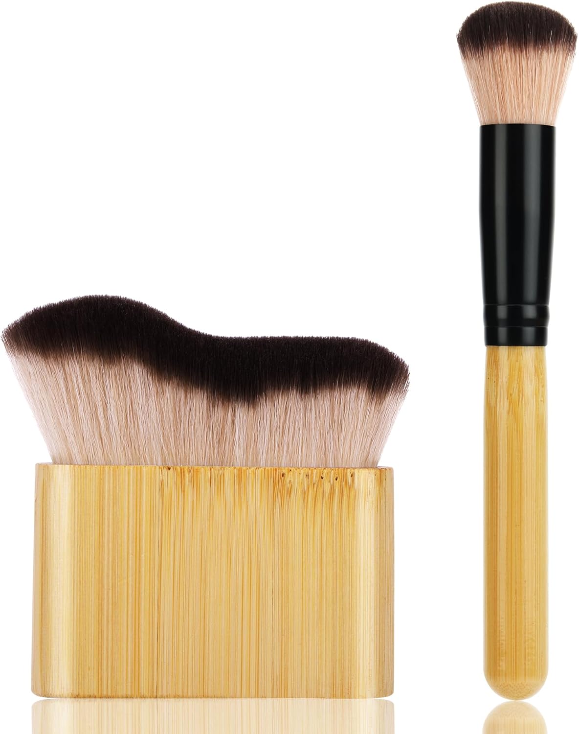 2 Pack Self Tanning Brush for Body and Face, Fake Tan Brush Body Makeup Brushes Tanner ...