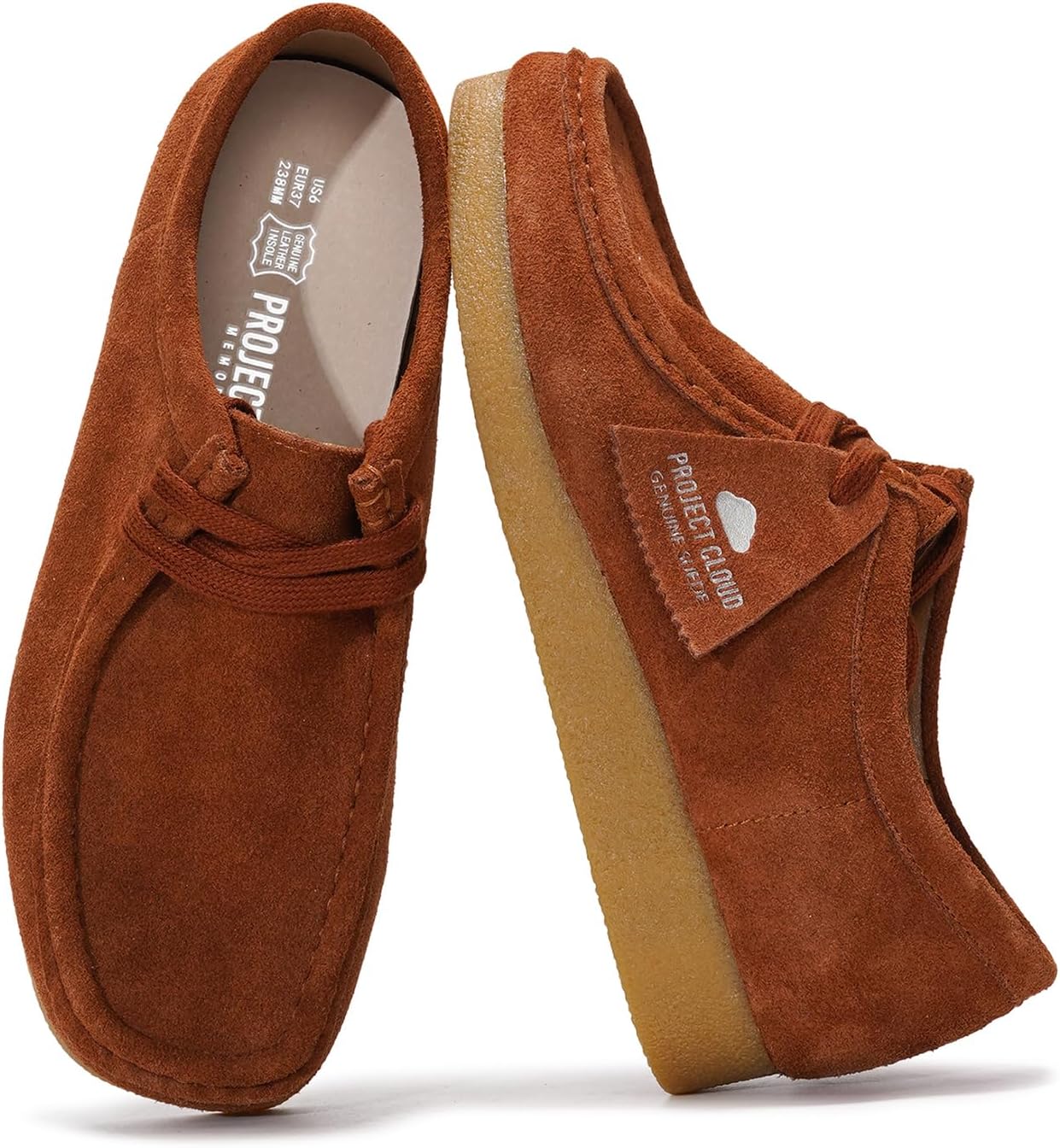 Project Cloud Genuine Leather Womens Shoes - Memory Foam Insole Oxford ...