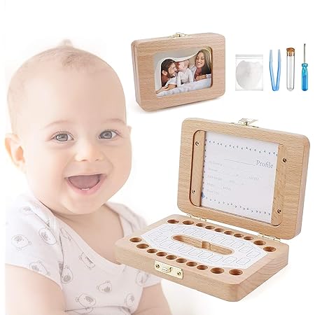 Amazon.com : Baby Tooth Box and Tooth Holder,Tooth Fairy Box Special ...