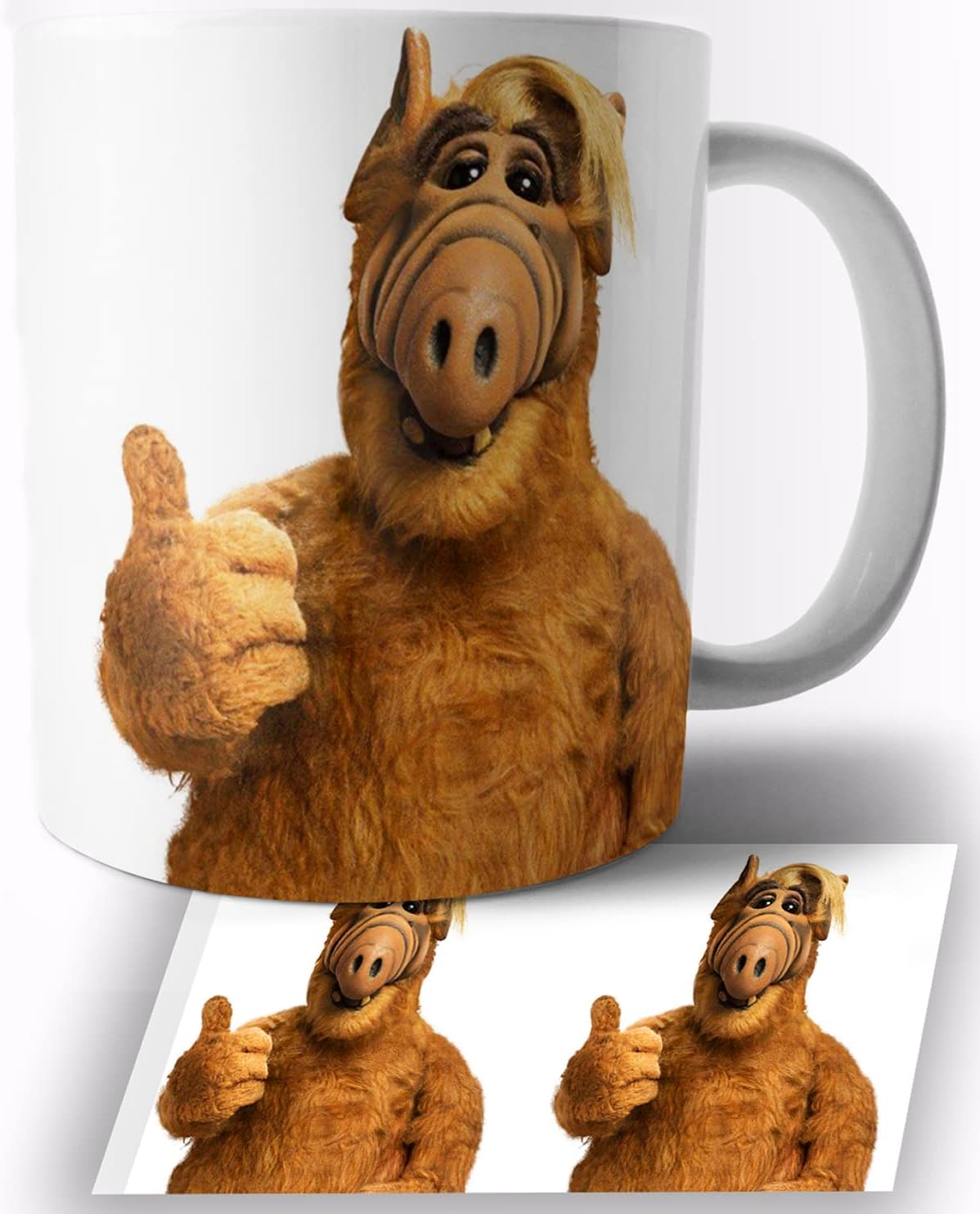 Alf Keramik Becher 325ml Tasse Mug : Amazon.de: Küche, Haushalt & Wohnen