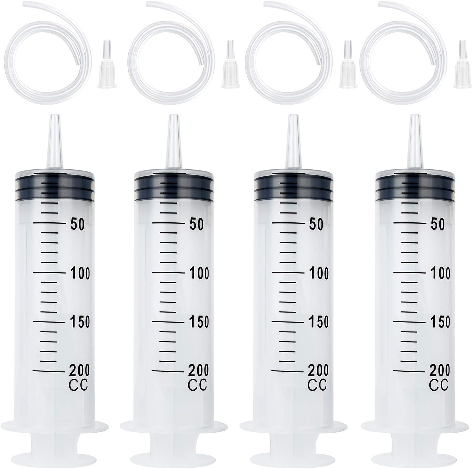 Amazon.com: BASIK 60ml | 60cc Cath Tip Silicone O-Ring Syringes | Tube ...