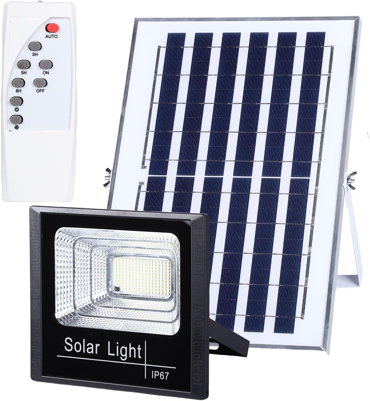 QWERTYUI Lámpara Solar Exterior 1200W Mando Distancia | Paga Hasta 24 Meses