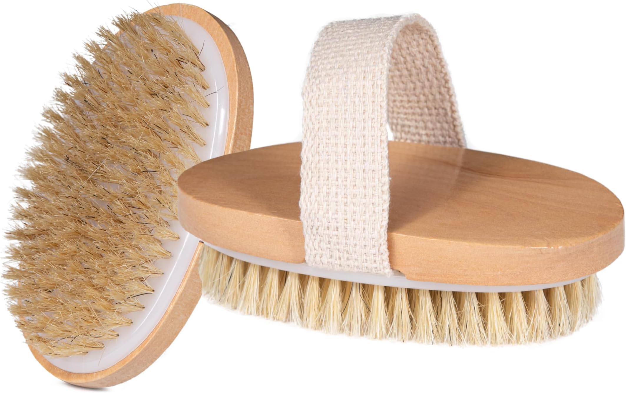 Amazon.com : POPCHOSE Dry Brushing Body Brush, Natural Bristle Dry Skin ...