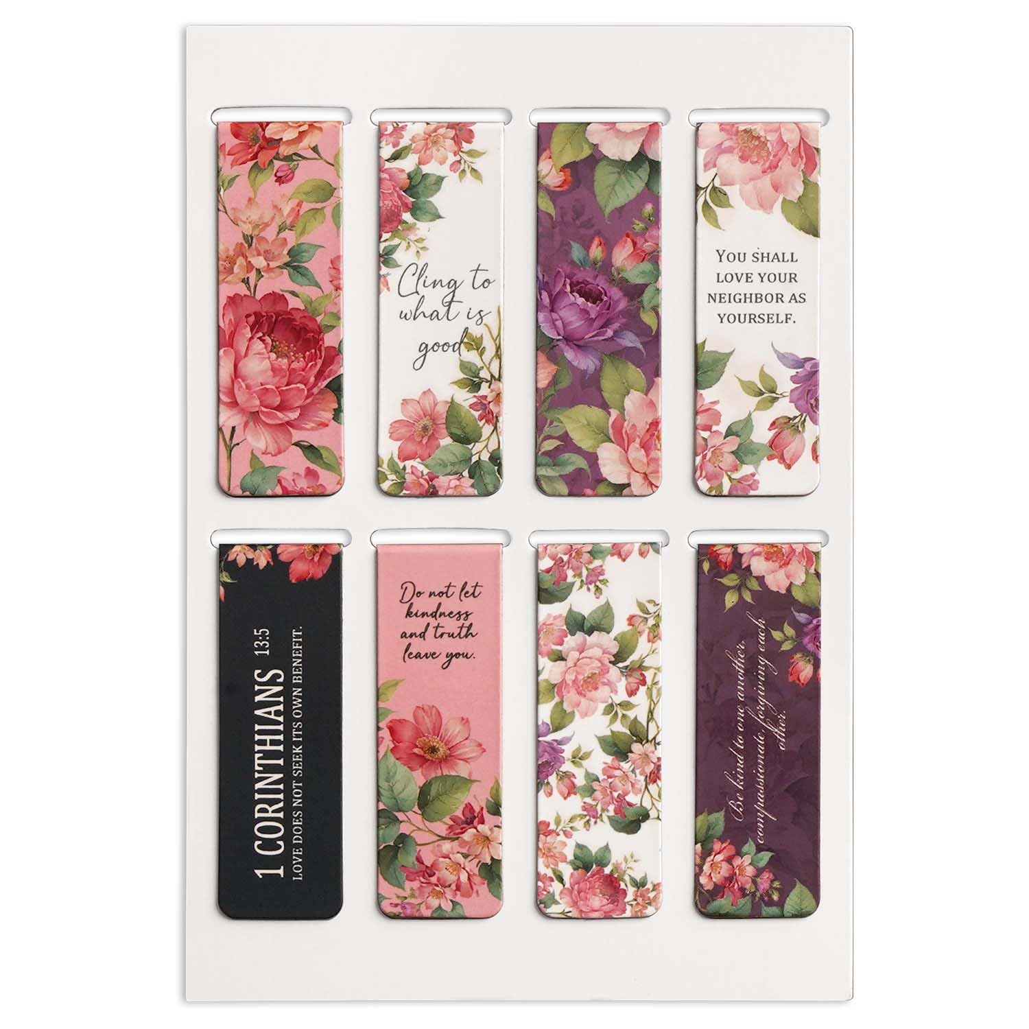 Snapklik.com : Morjor 8 Pcs Magnetic Bible Verse Bookmarks