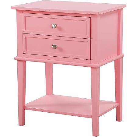 Amazon.com: Glory Furniture Hammond 3 Drawer, Pink Nightstand, SIDE ...