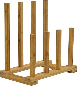 Woodside Bamboo Wellington Boot Rack/Walking Boot Storage Stand, Indoor ...