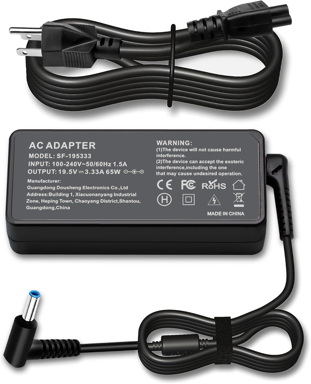 Amazon.com: 65W Replacement for HP Laptop Charger Fit for HP Spectre ...