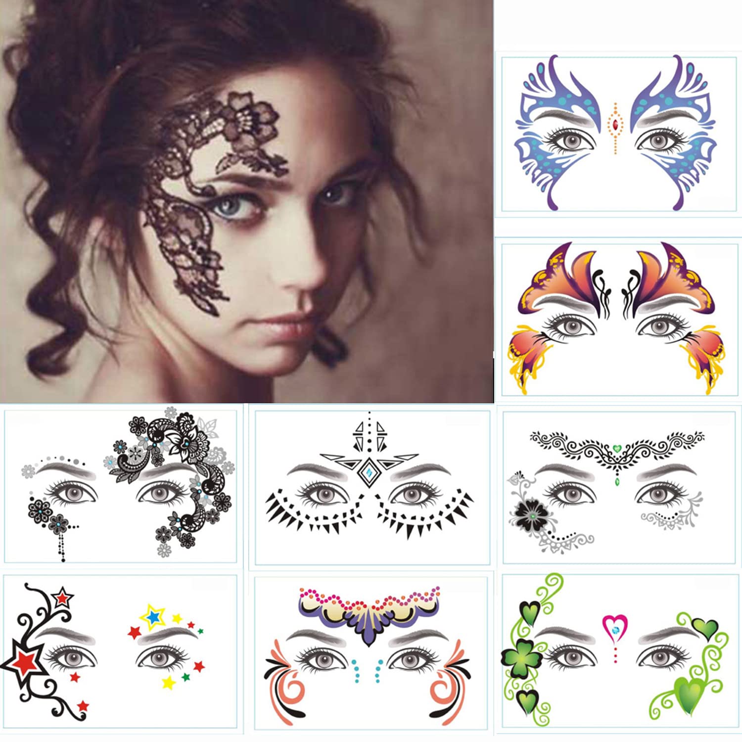 Rave Face Paint Tribal