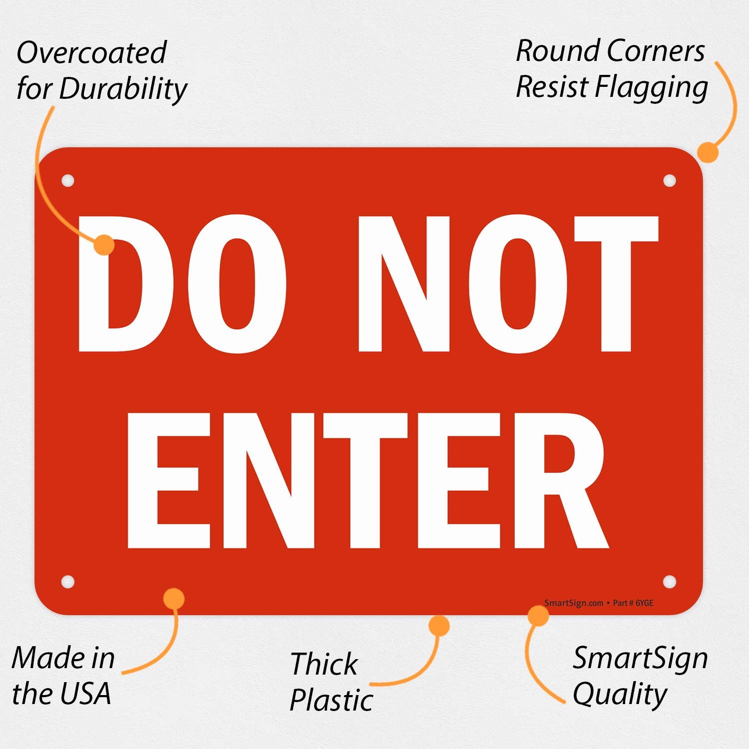 Do Not Enter Door Sign