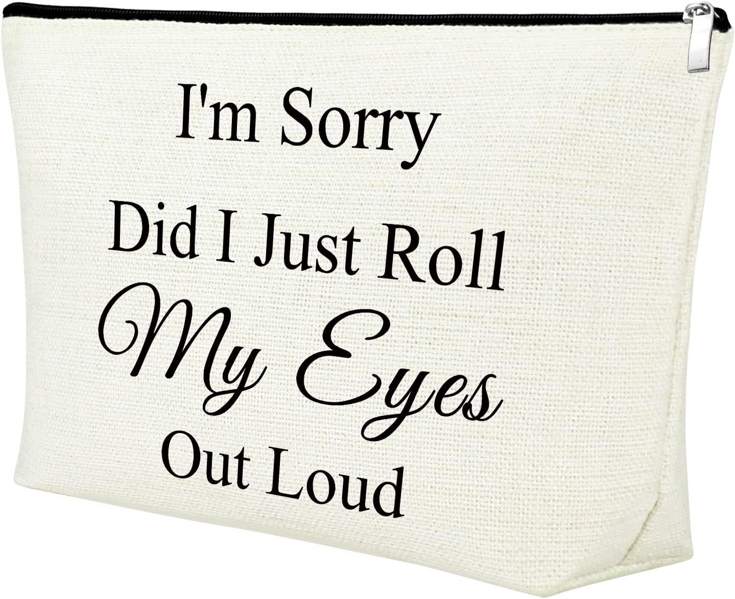 Amazon.com: Funny Sayings Sarcastic Quotes Makeup Bags for Women ...