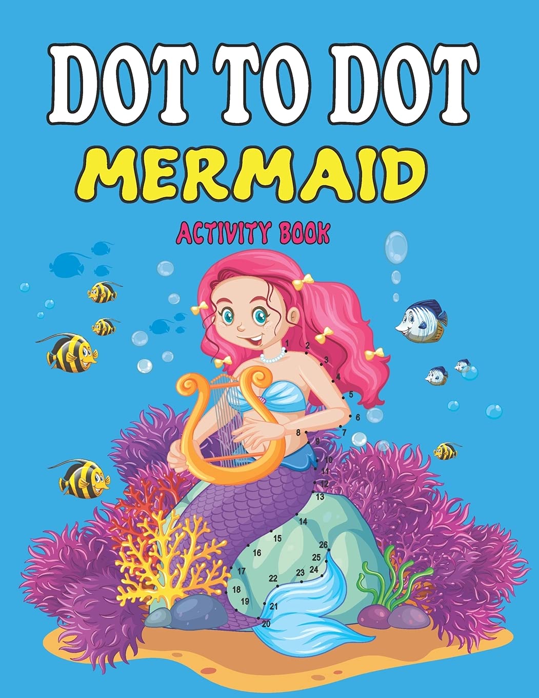 Dot To Dot Mermaid Activity Book Gorgeous Dot To Dot | Desertcart ...