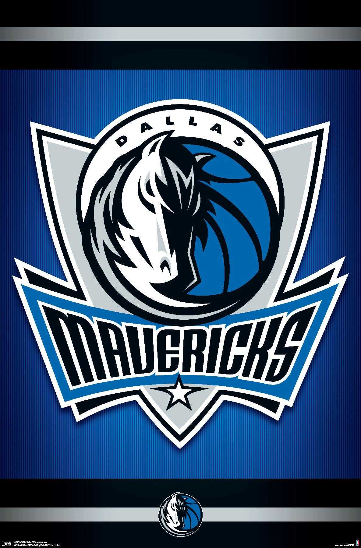 Amazon.com: Trends International NBA Dallas Mavericks - Logo 14 Wall ...