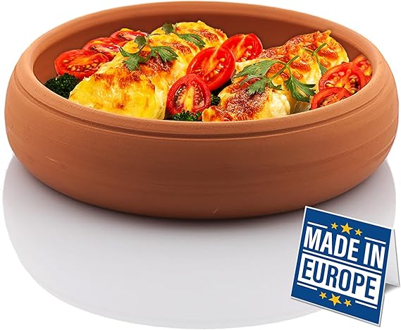 Amazon.com: Crystalia Clay Pot for Cooking, Handmade Terracotta ...