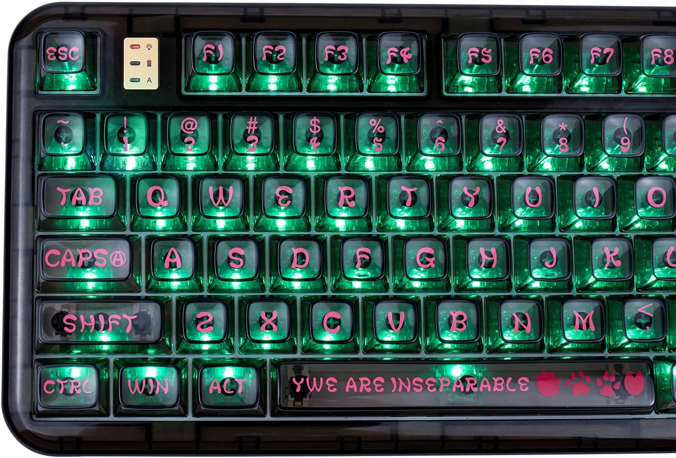 Amazon.com: CoolKiller Clear Keycap Set, 142 Full Keys for Mechanical ...
