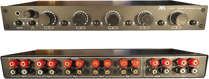Amazon.com: 2x5 Speaker Selector Switch Switcher Volume Control ...