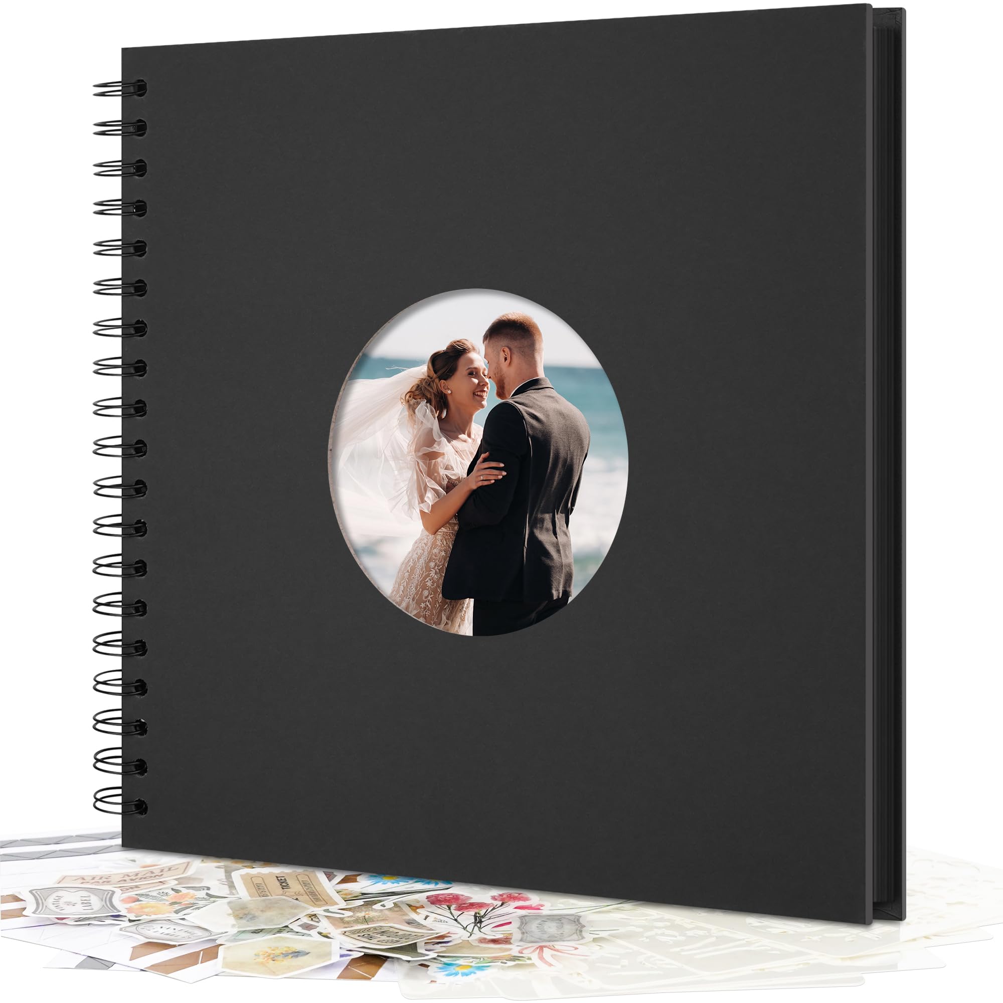 Amazon.com: Vienrose Small Scrapbook 8x8 Inch, DIY Scrap Book Photo ...