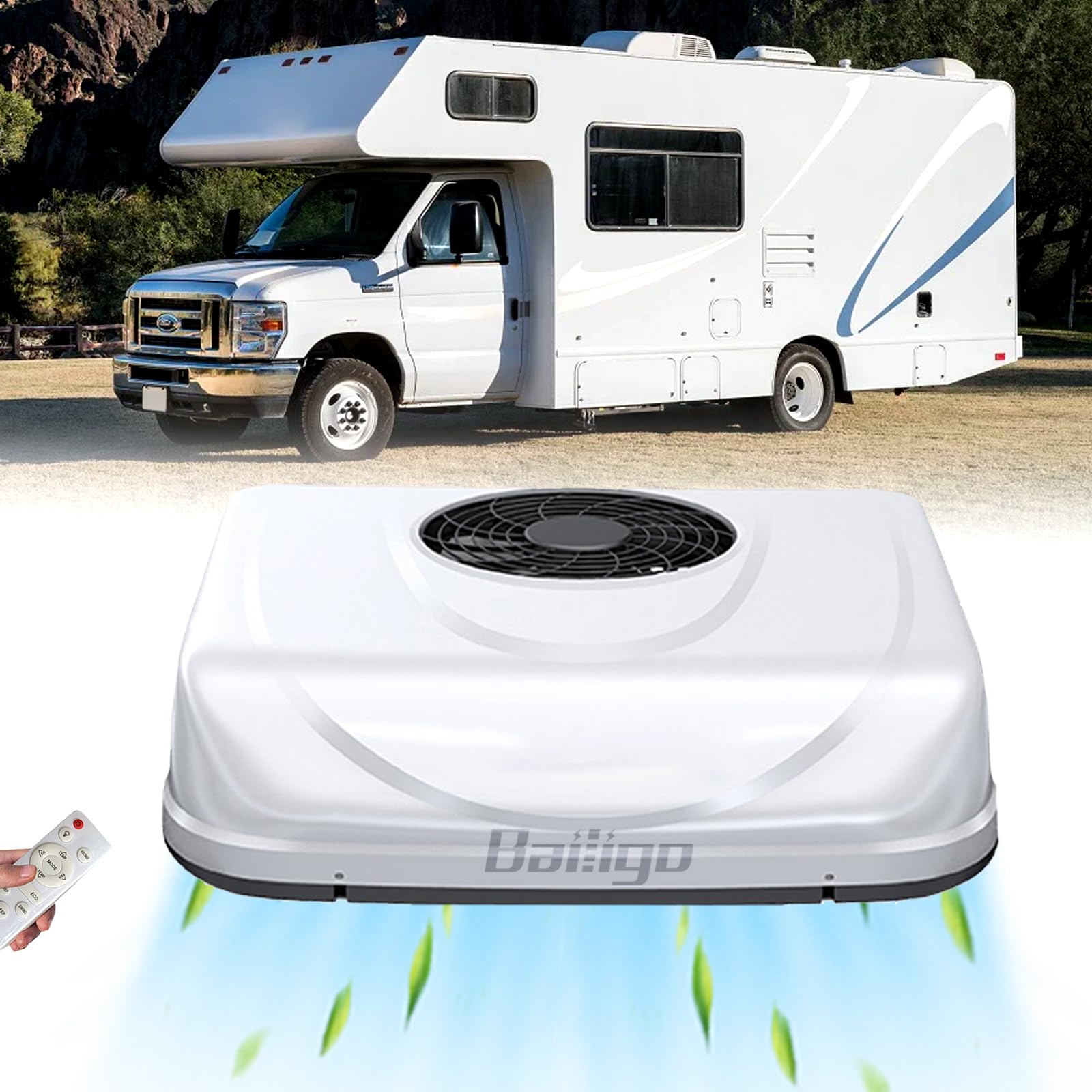 Amazon.com: 9500 BTU RV Roof Air Conditioner 12V, Universal Quiet ...