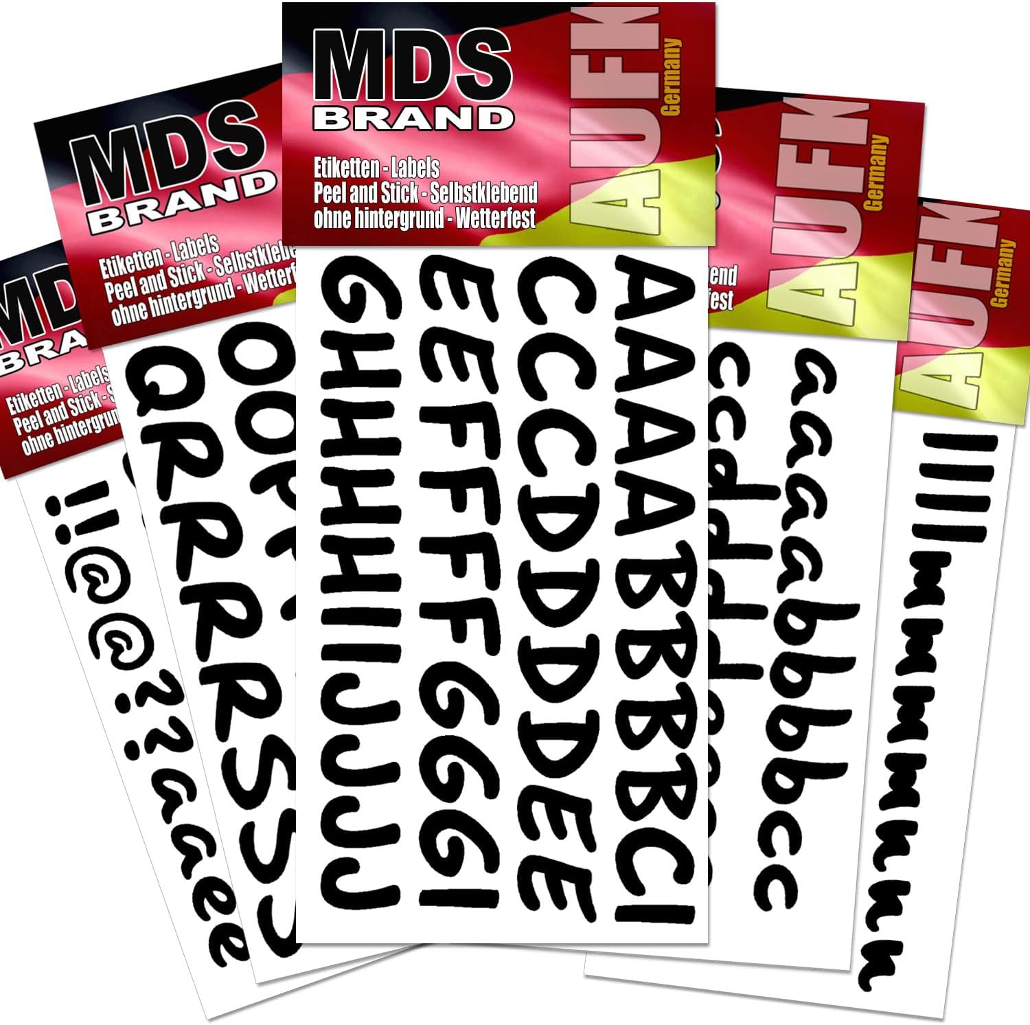 MDS Brand 2 cm Letters for Labelling, Upper and Lower Case Letters ...