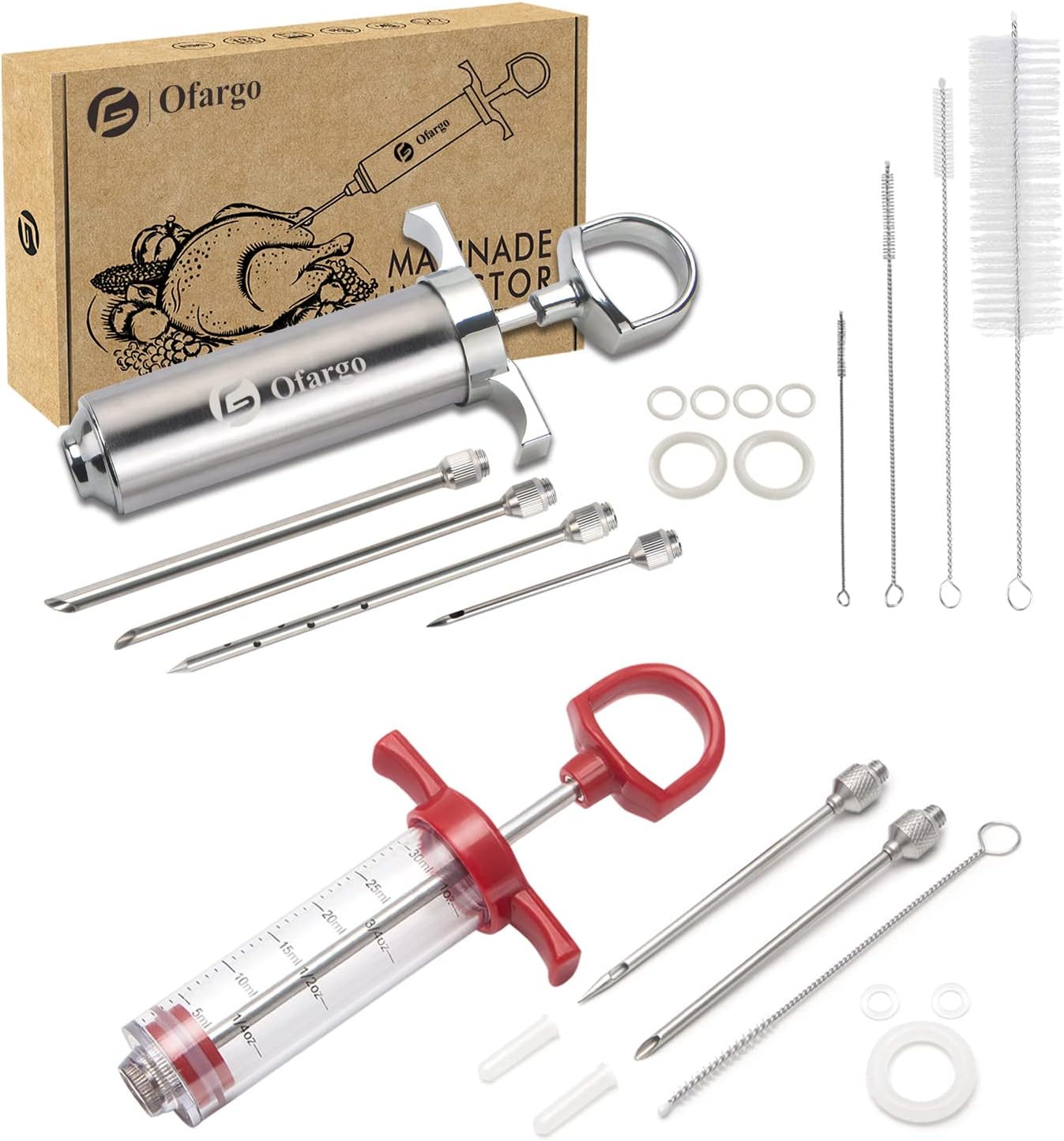 Amazon.com: Ofargo Meat Injectors for Smoking BBQ : Home & Kitchen