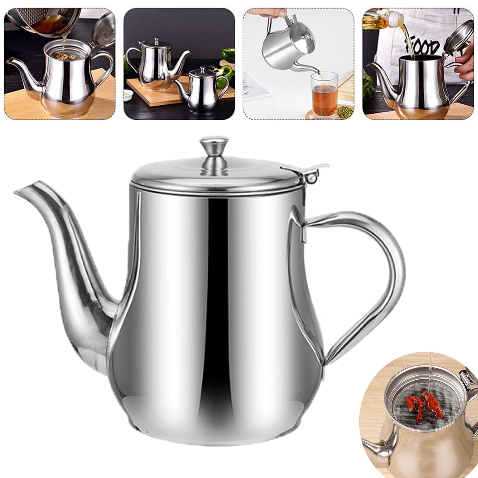 Buy Boxpopla Stainless Steel Oiler - 2023 New Boxpopla Stainless Steel ...