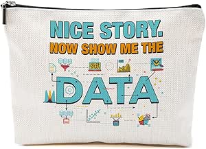 Amazon.com: Funny Data Analyst Gift Makeup Bag Novelty Computer Science ...